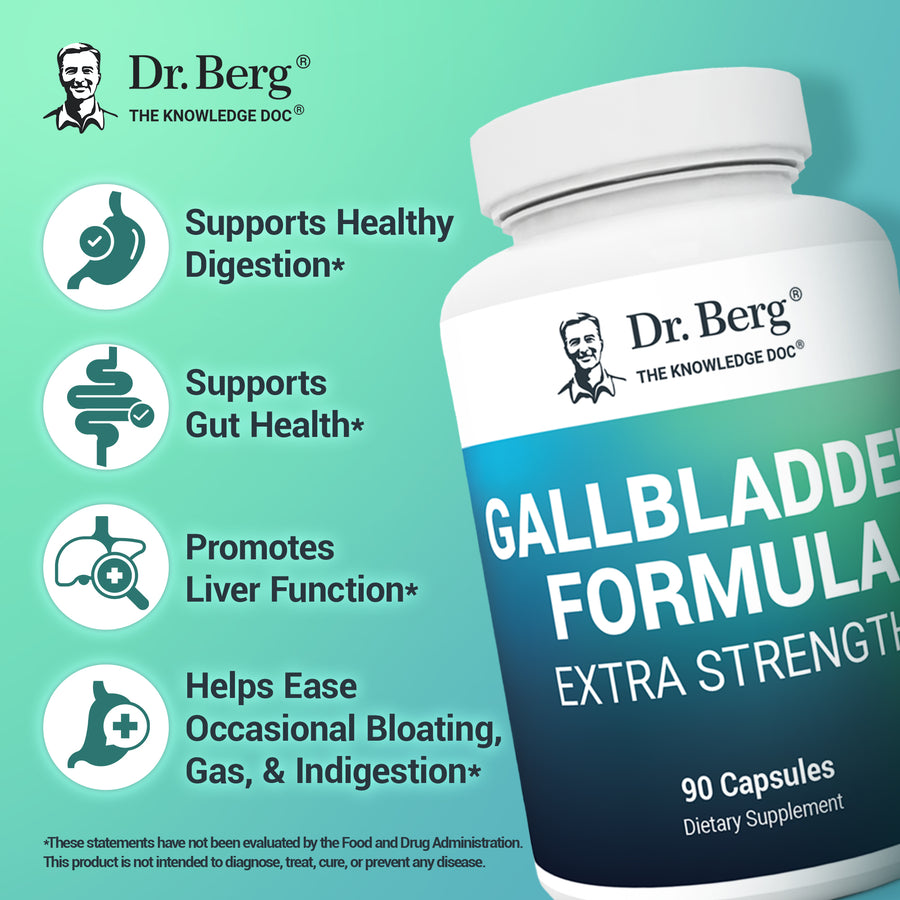 Gallbladder Formula with Ox Bile and Digestive Enzyme – Dr. Berg
