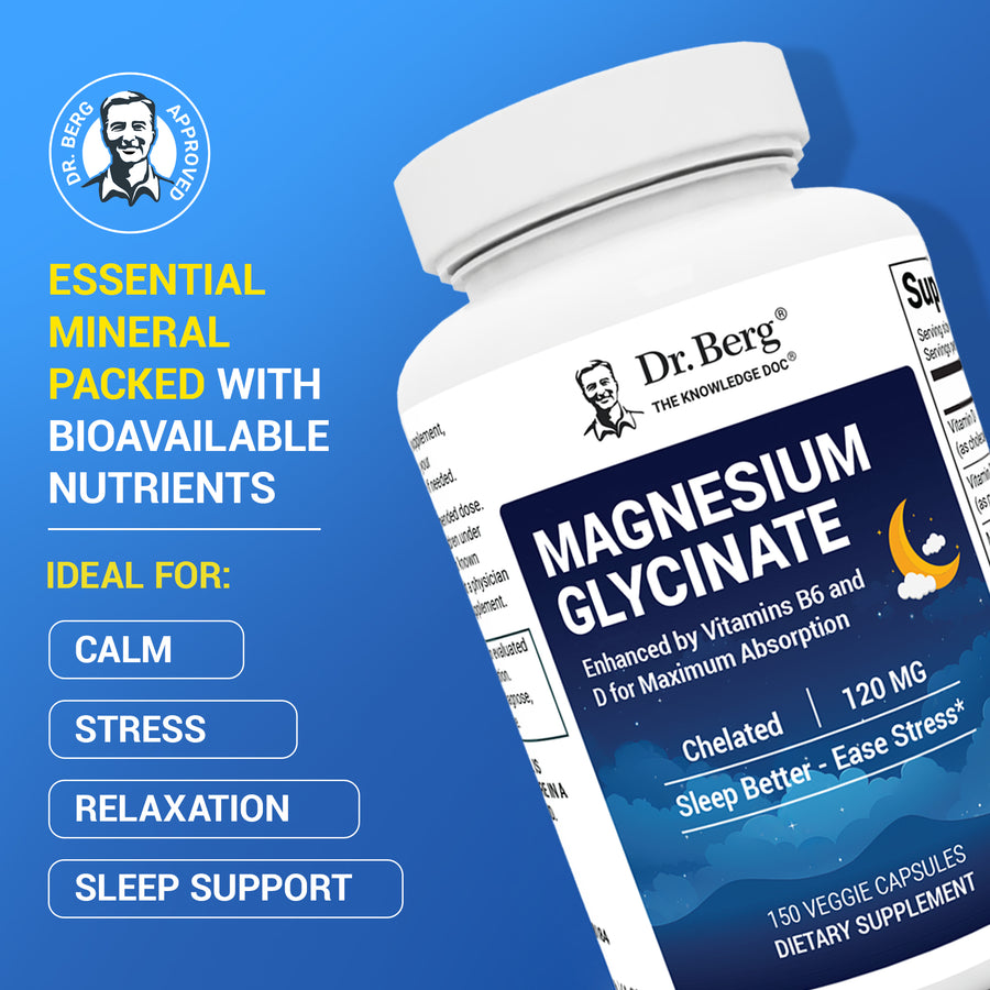 Magnesium Glycinate with Naturally Sourced Vitamin D3 – Dr. Berg