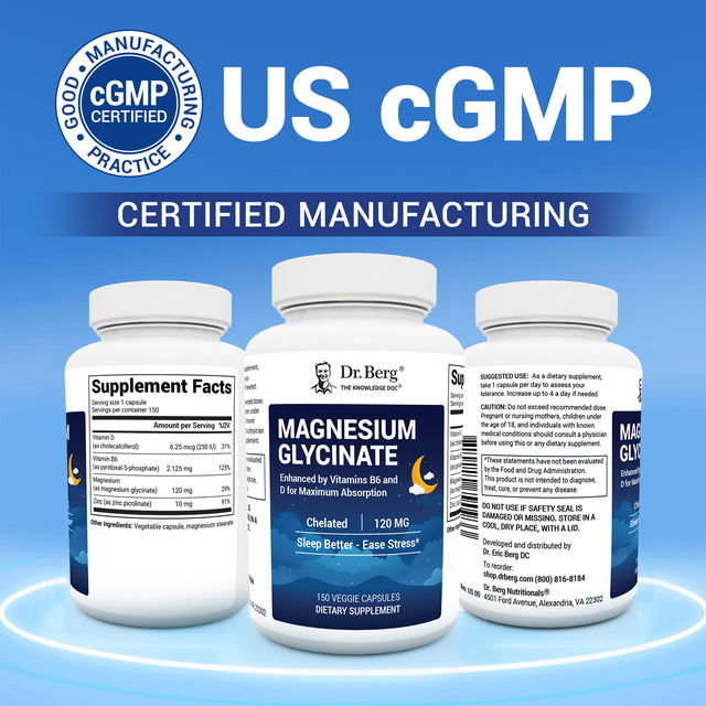 Magnesium Glycinate with Naturally Sourced Vitamin D3 – Dr. Berg