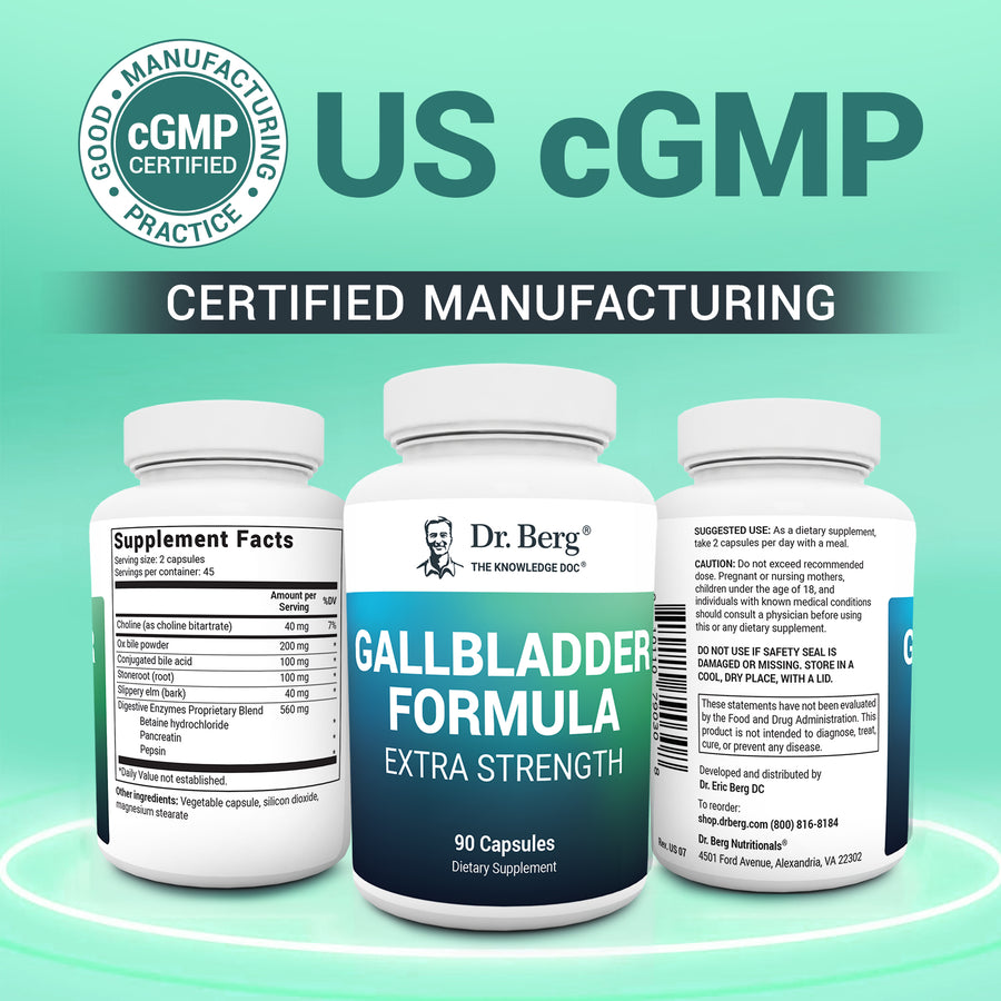 Gallbladder Formula with Ox Bile and Digestive Enzyme – Dr. Berg