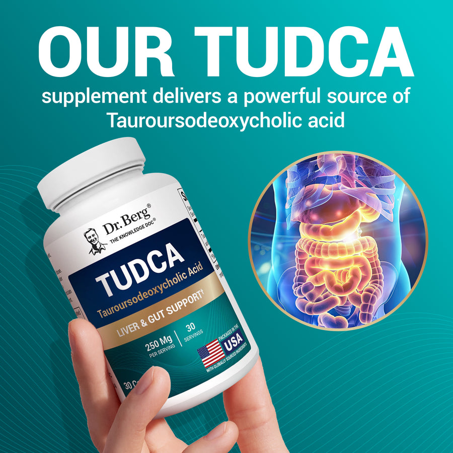 TUDCA – 250 mg of Tauroursodeoxycholic Acid – 30 Vegetable Capsules ...