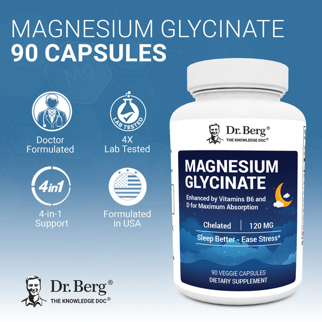 Magnesium Glycinate with Naturally Sourced Vitamin D3 – Dr. Berg
