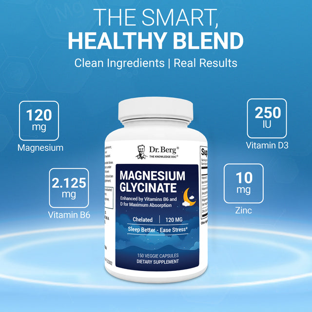 Magnesium Glycinate with Naturally Sourced Vitamin D3 – Dr. Berg