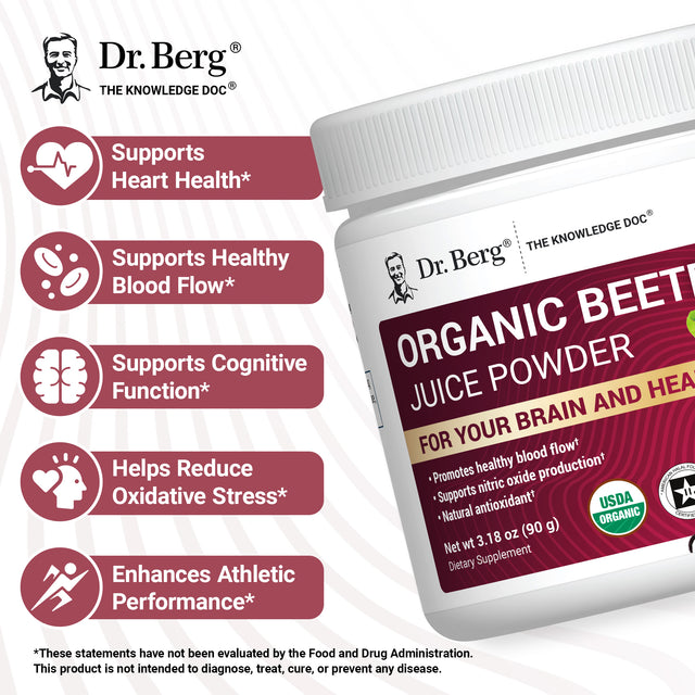 Organic Beetroot Juice Powder – Raw, Fresh, USDA Organic - 3.18 oz – Dr ...