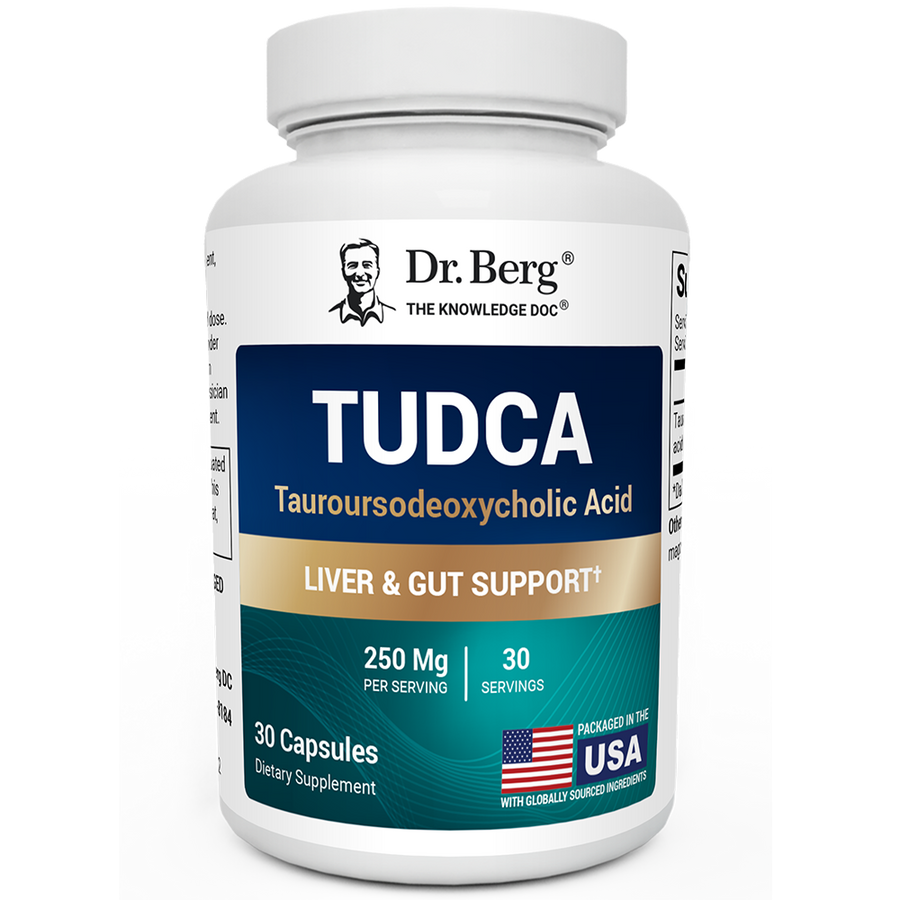 TUDCA – 250 mg of Tauroursodeoxycholic Acid – 30 Vegetable Capsules ...