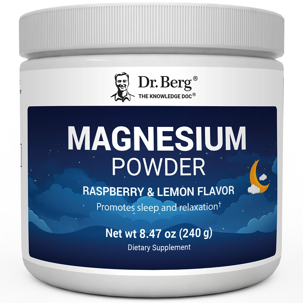 Magnesium Powder Drink Raspberry Lemon Flavor – 325 mg of Magnesium Gl ...