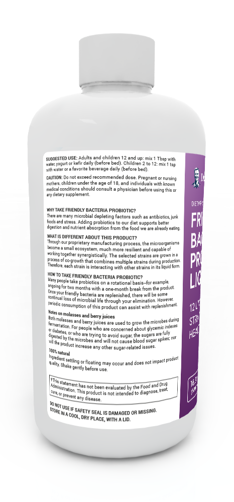 Probiotic Liquid with 12 Live Bacterial Strains – Dr. Berg